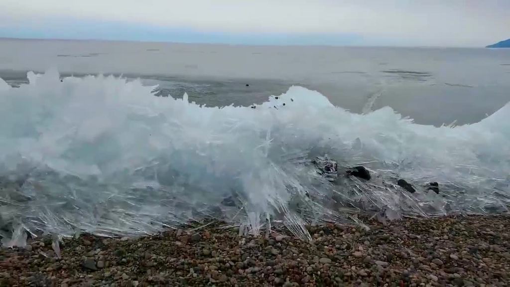 Frozen Sea Waves